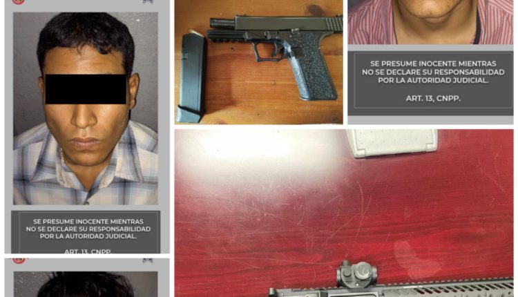 Detiene Policía De Tijuana A Tres Personas Con Armas Largas Y Pistola